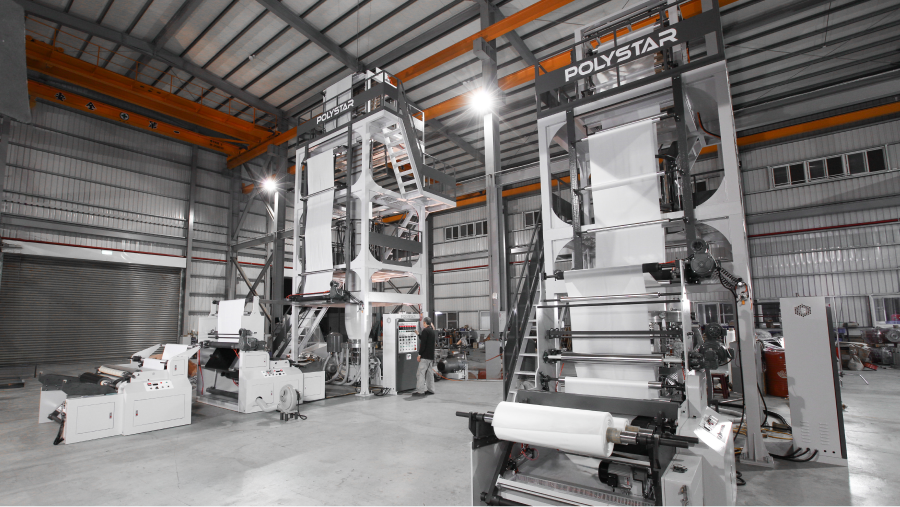 Two Layer AB Blown Film Machine | POLYSTAR Machinery