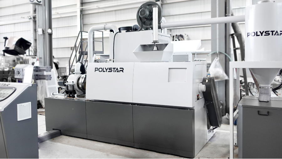 Small Plastic Recycling Machine, Air Cooled Recycling Machine