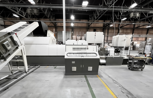 Installation of Shredder Plastic Pelletizer in the USA