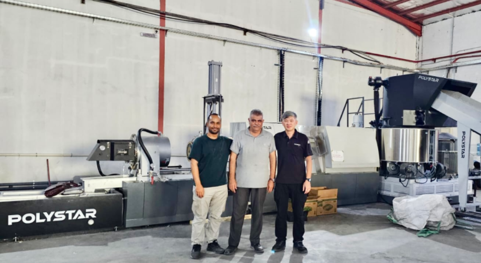 POLYSTAR Pelletizer Commissioned for Soft and Rigid PE and PP Plastic Waste
