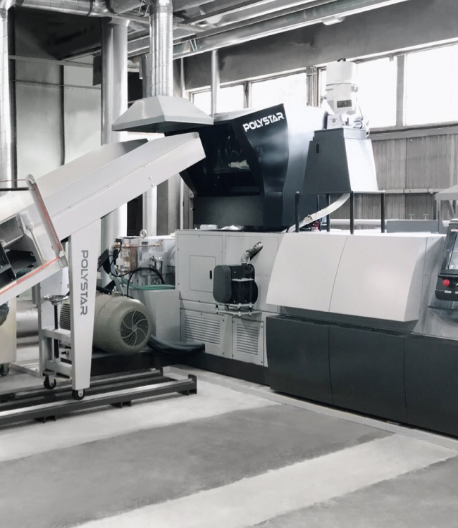 Installation of Pelletizing System in Japan for PP Fiber