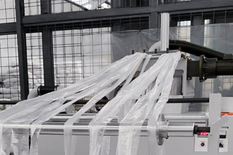 POLYSTAR's HDPE Bag Cut-off Recycling Machine in Indonesia