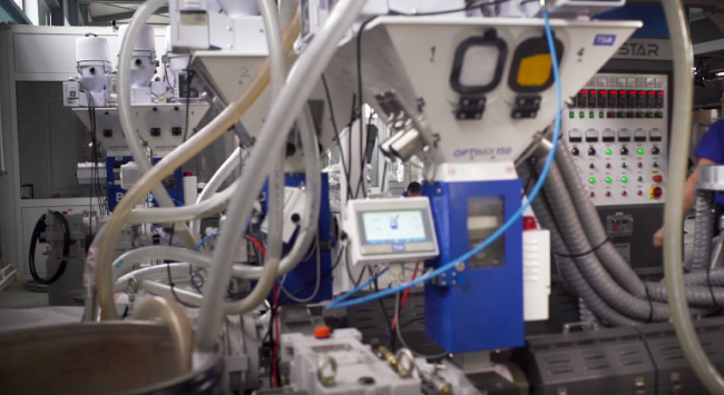 ABA 3 Layer Co-Extrusion Blown Film Extruder Eco-X