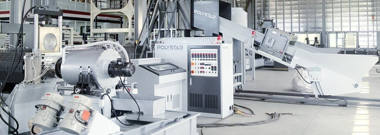 Film recycling machine mounted in Canada | POLYSTAR