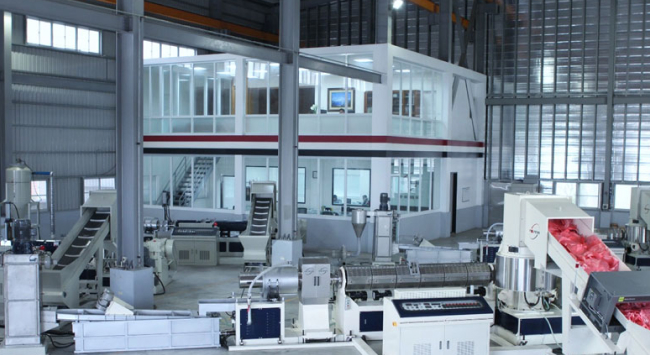 POLYSTAR Plastic Recycle Machine Located in Algeria